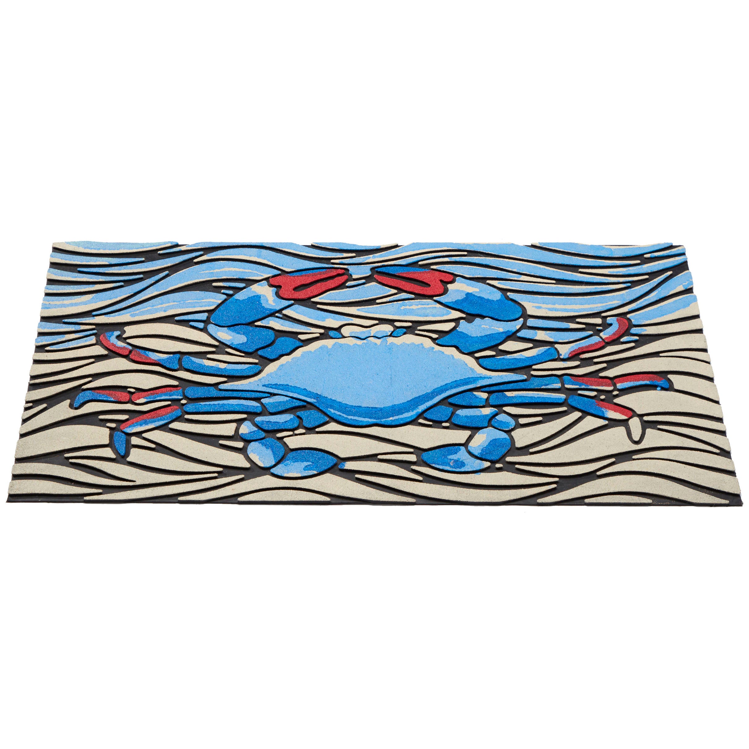 Crab Sanded Doormat 18x30 – Home Furnishings by Larry Traverso, LLC