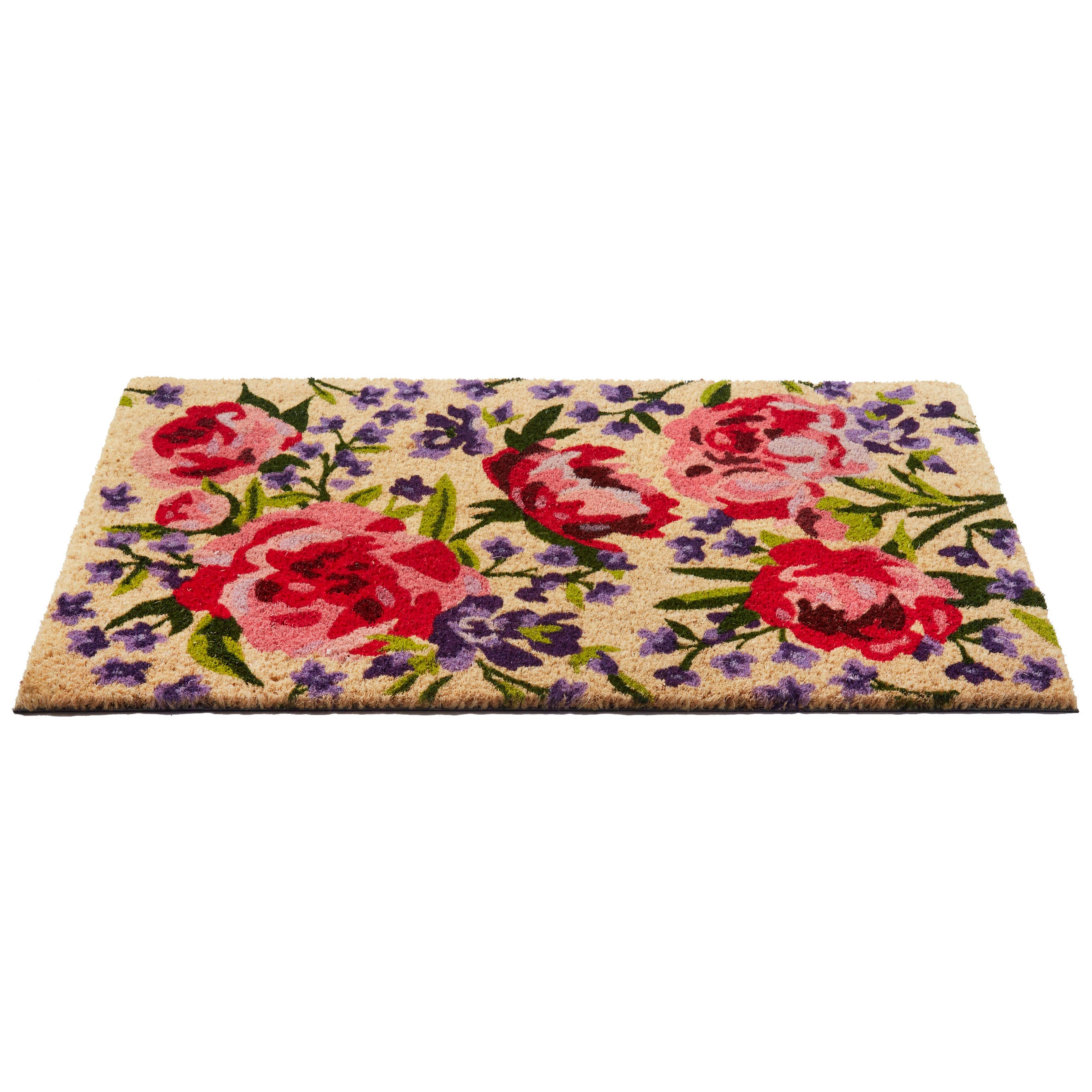 Peony Garden Printed Coir Doormat 18x30 – Home Furnishings by Larry ...
