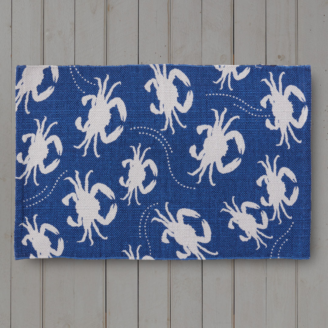 Crab Flatwoven Cotton Dhurrie Accent Rug 20x30 – Home Furnishings by ...