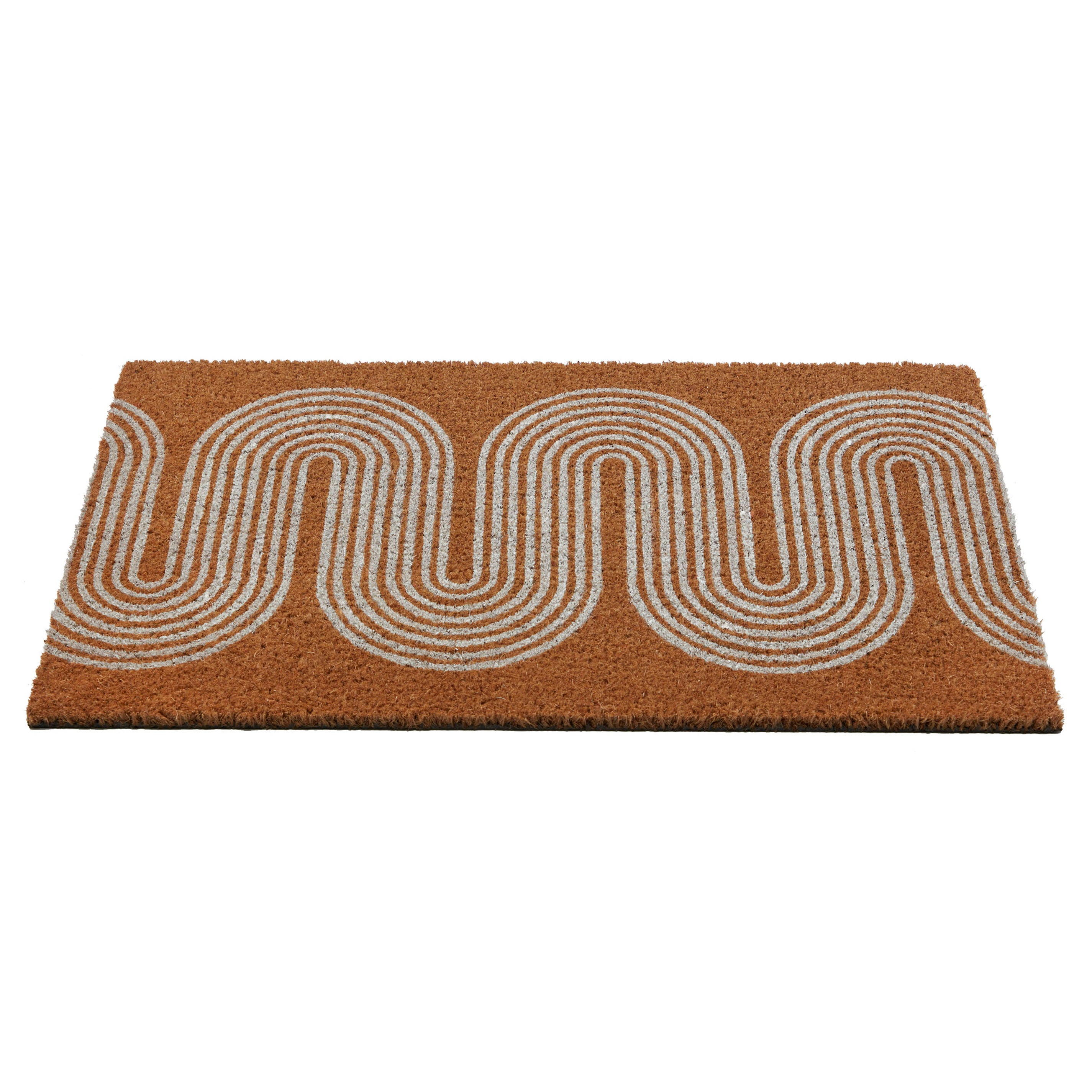 Mid-Century Curves Printed Coir Doormat 18x30 – Home Furnishings by ...